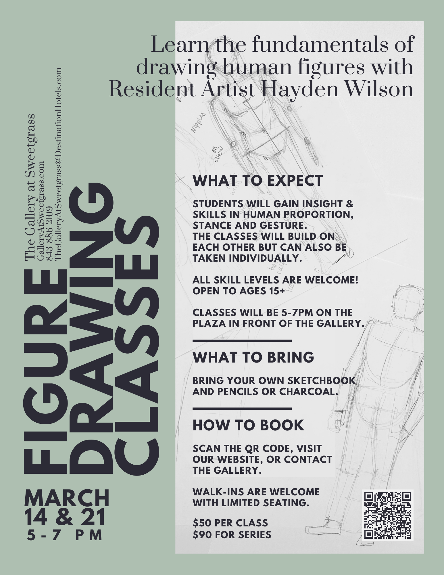 Events + Classes – The Gallery at Sweetgrass, Wild Dunes Resort